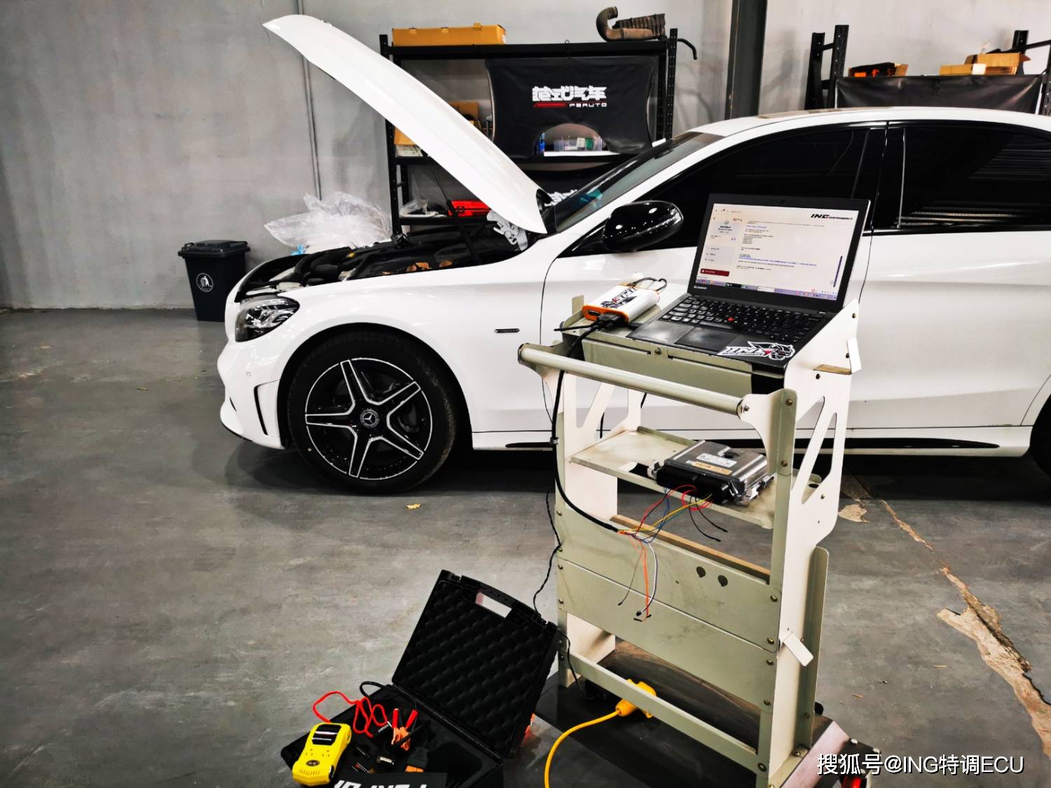 21款奔驰c260 1.5T混动刷ecu动力升级ING PERFORMANCE特调实战案例_搜狐汽车_搜狐网
