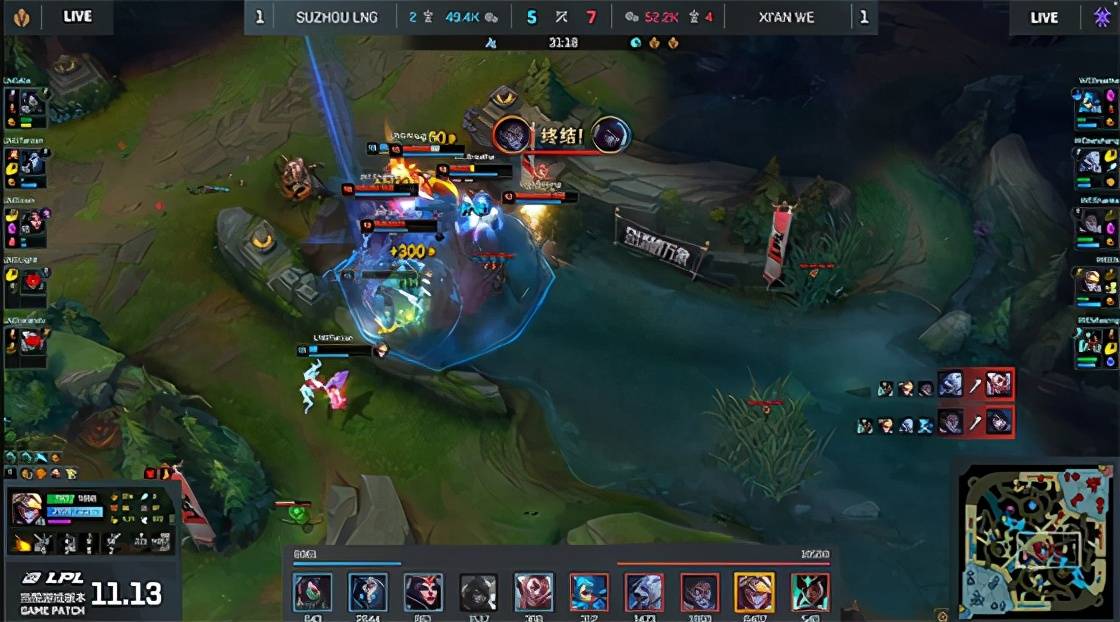 LPL夏季赛第六周：WE2-1胜LNG BLG 2-1战胜TT_下路