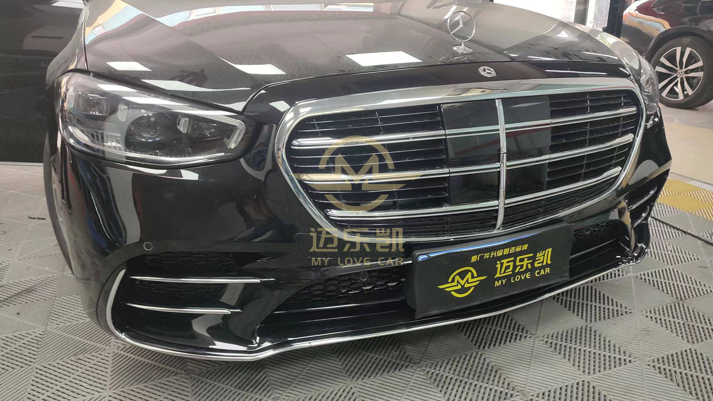 广州22款奔驰S400L改装原厂前杠运动包围_搜狐汽车_搜狐网