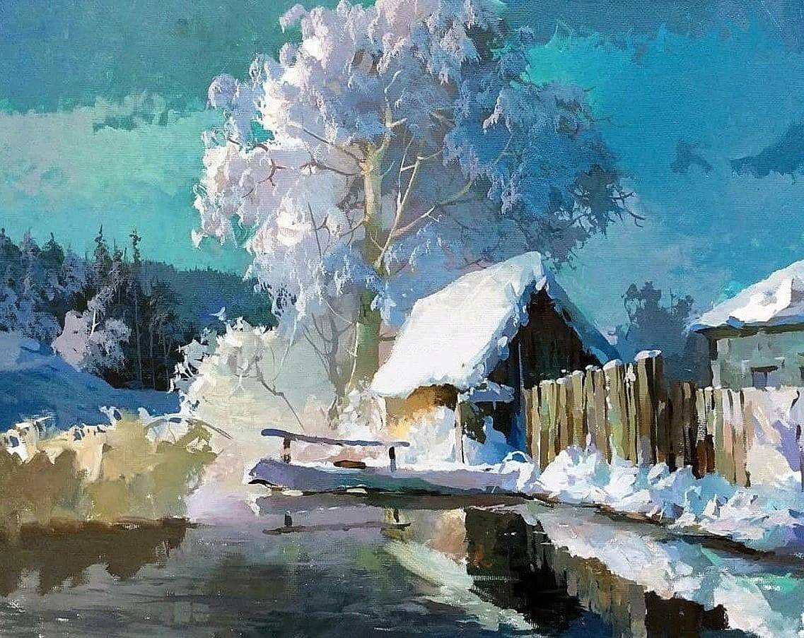 俄罗斯Victor.Bykov(维克托.贝科夫)油画森林-搜狐大视野-搜狐新闻