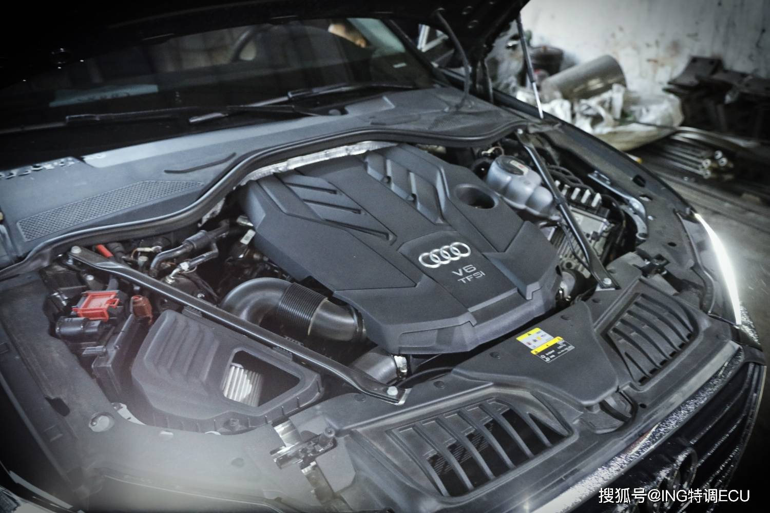 奥迪A8L刷完ECU，50TFSI注入ING特调程序真能变成55TFSI？_搜狐汽车_搜狐网