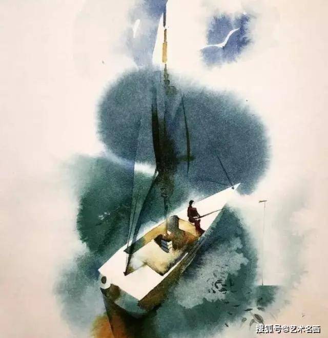 俄罗斯艺术家Natalia水彩画风景 -6park.com