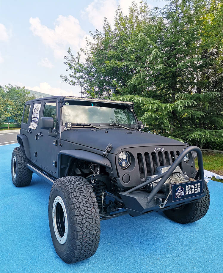 jeep牧马人整车防护升级，定制喷涂黑色装甲防爆漆_搜狐汽车_搜狐网