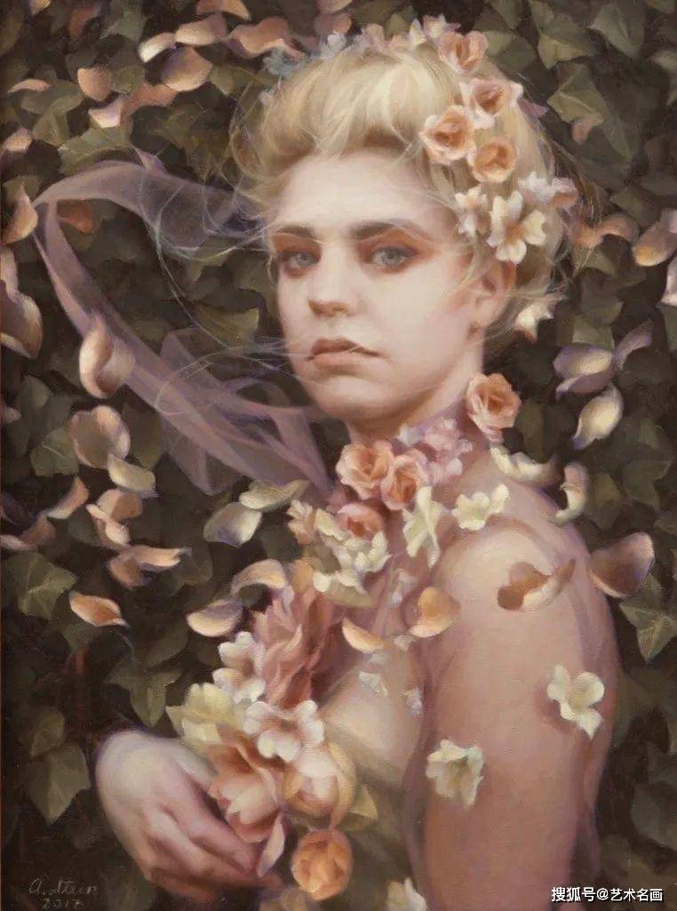 美国艺术家Adrienne Stein人物油画作品欣赏 -6park.com