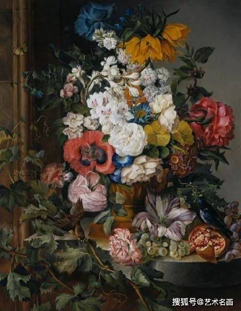 唯美细腻花卉静物；奥地利画家 -6park.com