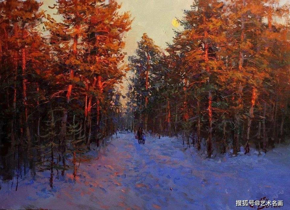 仙境般曼妙｜俄罗斯画家Vagin Evgeny风景油画_光色_唯美_作品