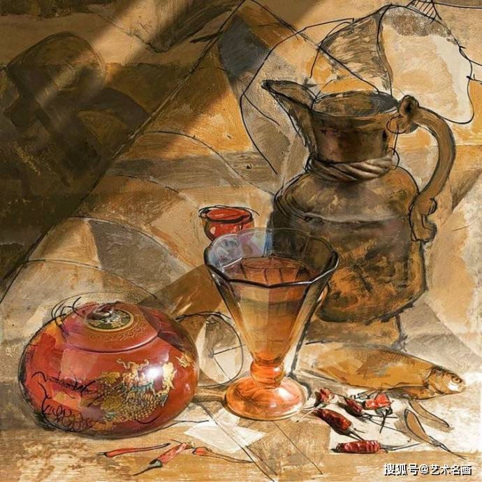 俄罗斯画家Dmitry Lissogorov（Дмитрий Лиссогоров）静物作品 -6park.com