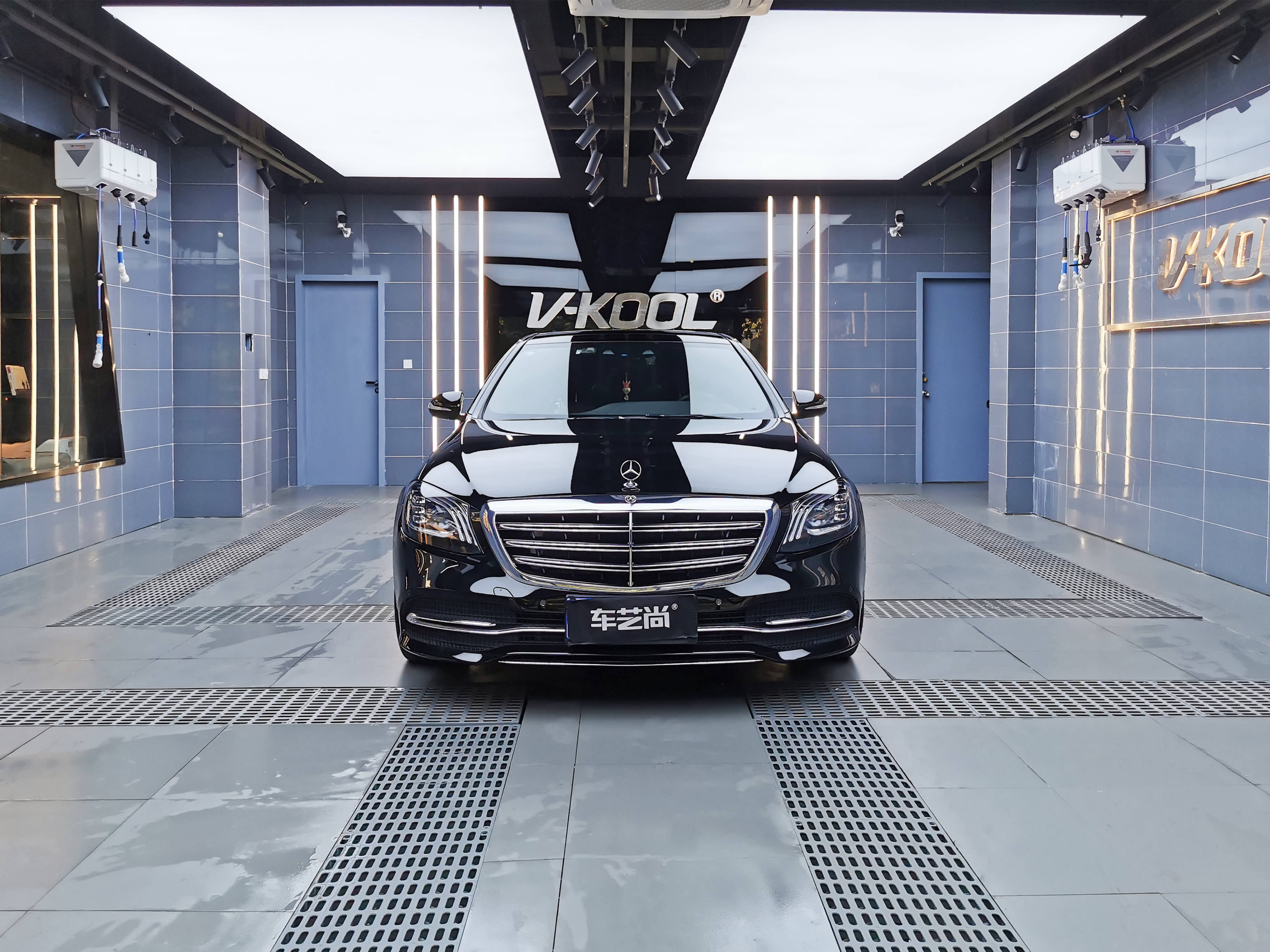 奔驰S YEECAR G5车衣施工及效果图_搜狐汽车_搜狐网