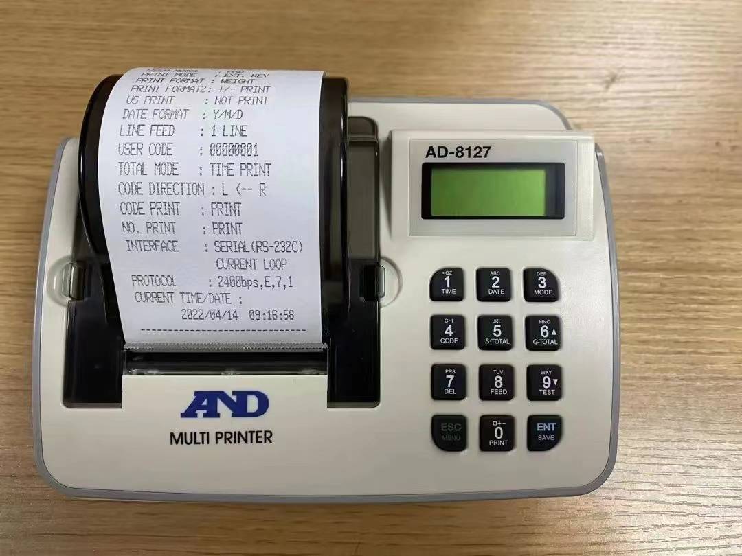 日本AND艾安得 电子天平多用打印机AD-8127-搜狐大视野-搜狐新闻