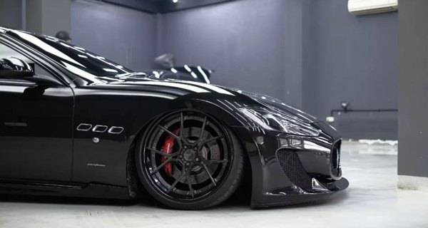 "黑武士"玛莎拉蒂GT改装AIRBFT气动避震案例_搜狐汽车_搜狐网