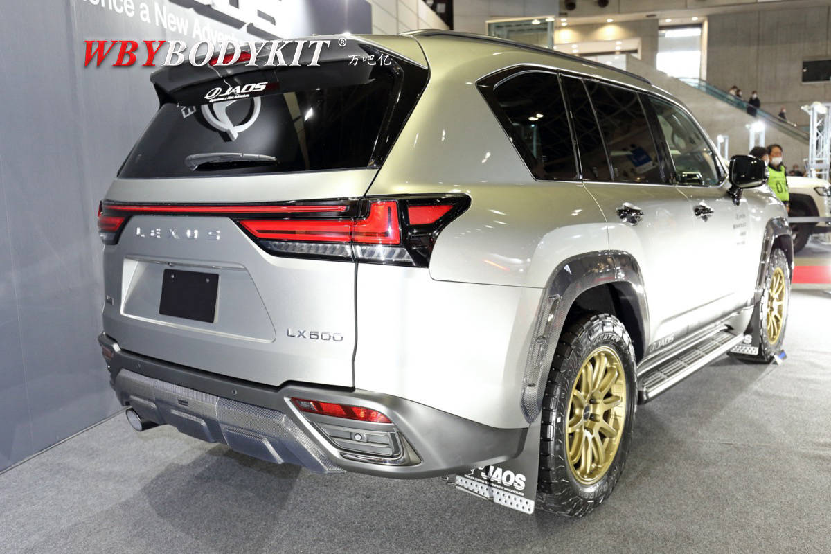 适用于2022款雷克萨斯LX600改装JAOS宽体小包围前唇后唇抛宽轮眉_搜狐汽车_搜狐网