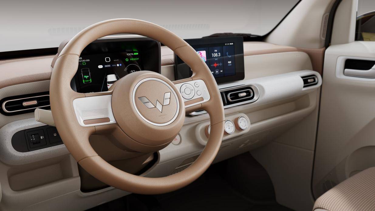 SMILEY美学设计，宏光MINIEV第三代马卡龙对比长安Lumin，谁的内饰更好看？_搜狐汽车_搜狐网