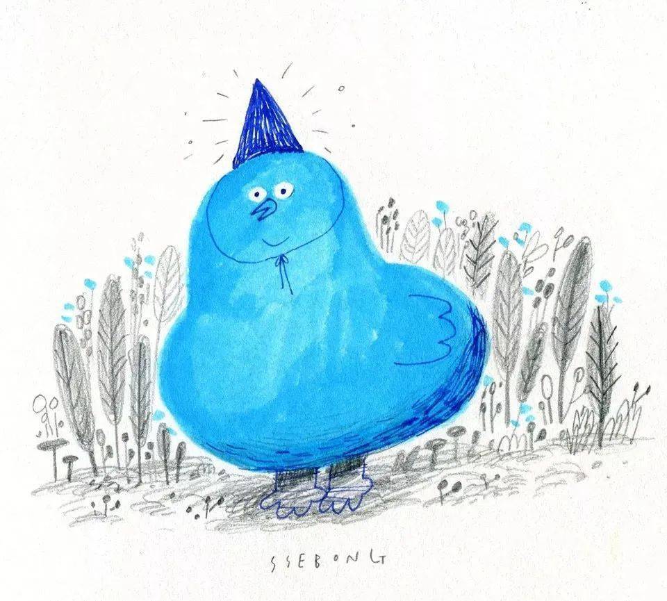 韩国插画师Ssebong Kim：可爱就完事了！_作品