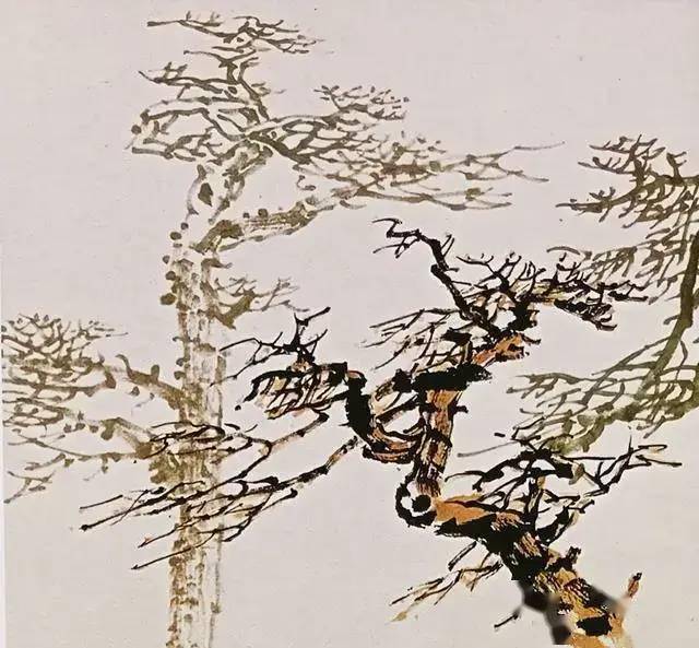 国画：松树的各种画法「图解」-搜狐大视野-搜狐新闻