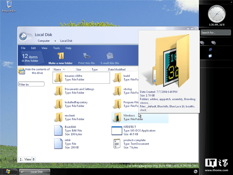 从 Windows XP 到 Vista - 微软 Longhorn 开发史：第四弹 M7下篇_Build