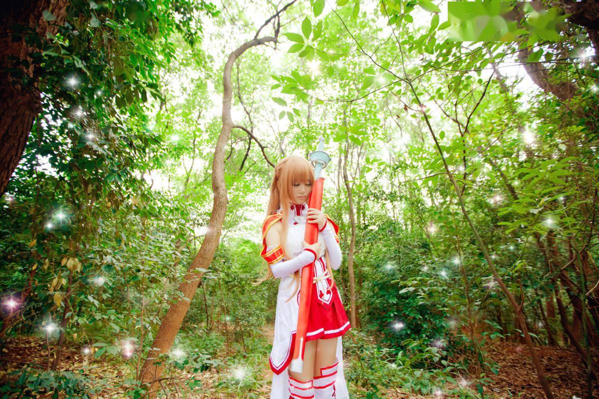 I am Yuki Asuna亚丝娜cosplay_Mikki