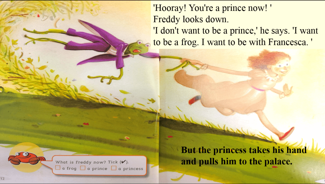 【与你共读】第一百二十二期 | 生生共读《Freddy the Frog Prince》_to