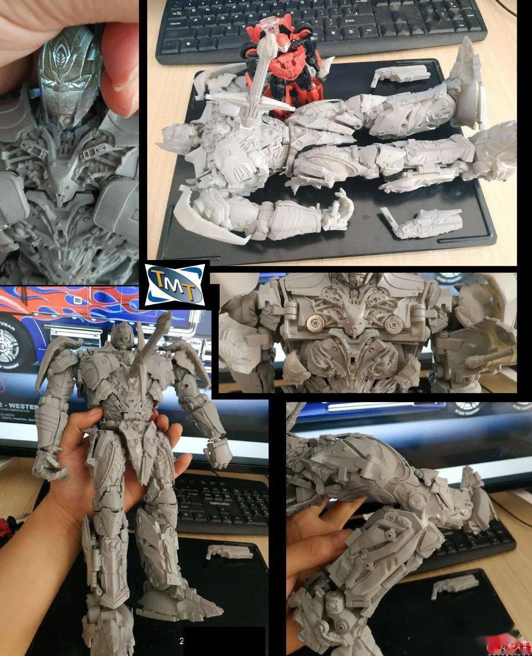 【成品】变形金刚非官方：TMT 骑士擎天柱 试作样品灰模_搜狐汽车_搜狐网