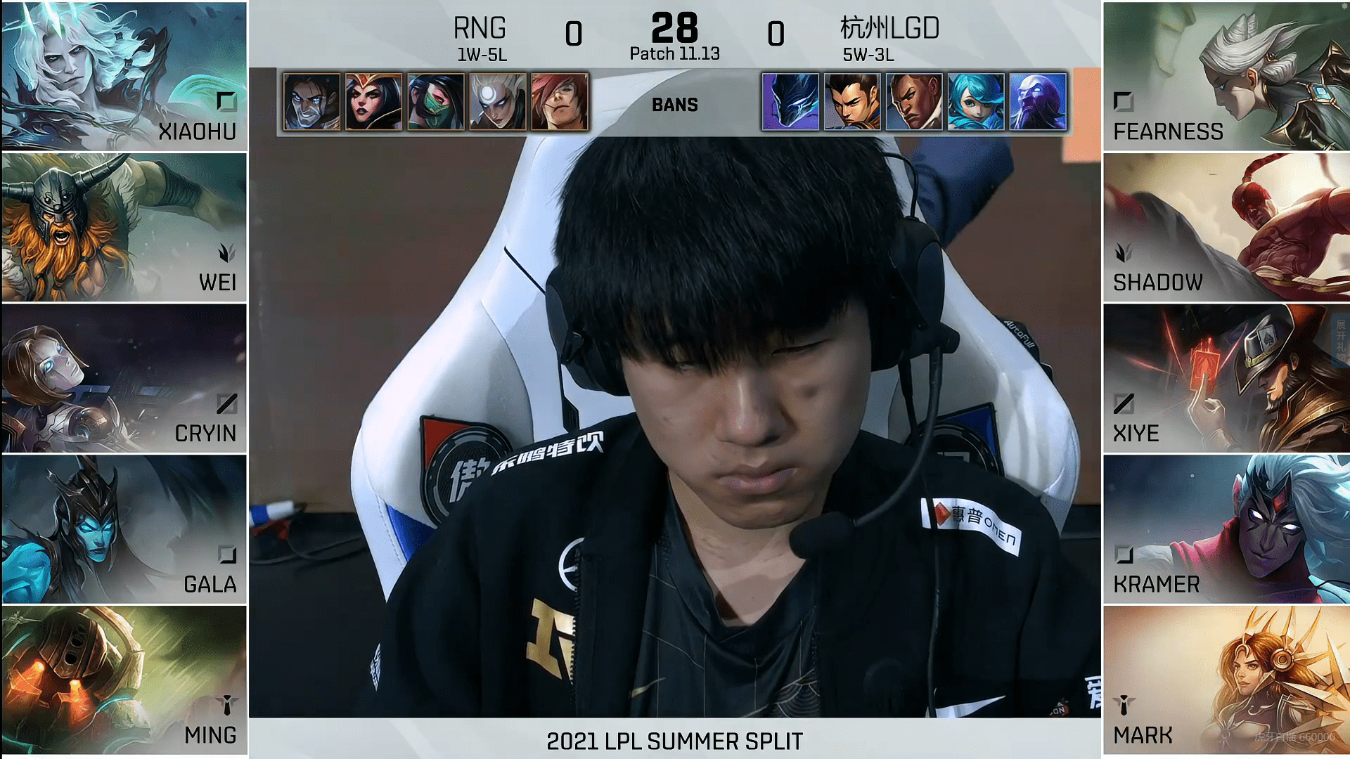 RNG新版本首秀：小虎佛耶戈力挽狂澜！Letme直呼好猛_比赛