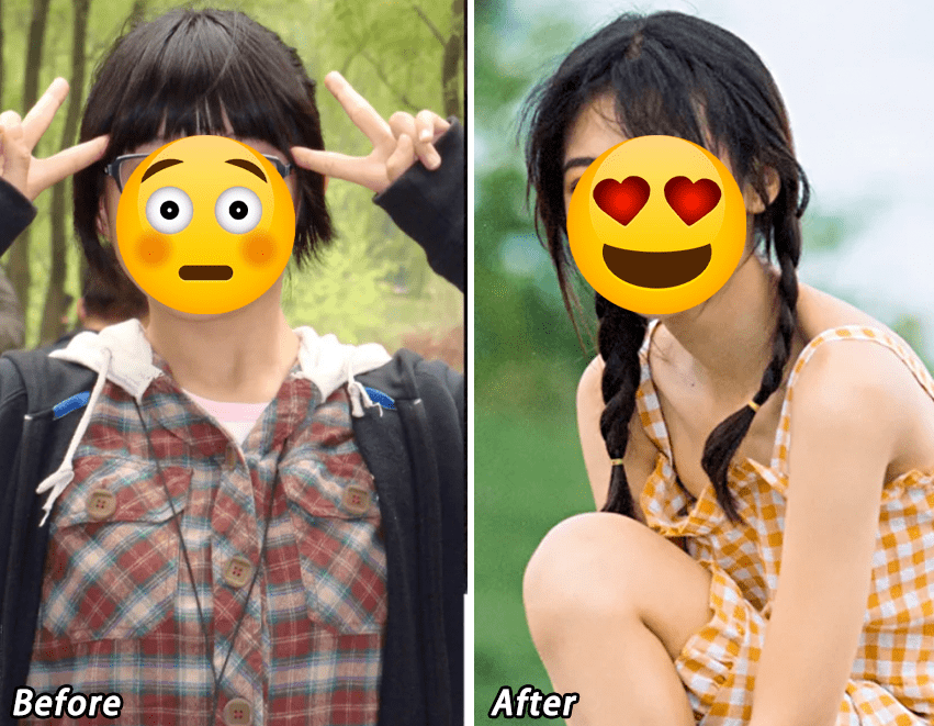 会穿 Vs 不会穿的小个子女生,差距也太大了吧?!cm