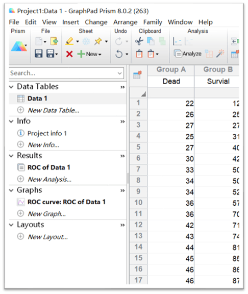 Graphpad prism 8 绘图使用教程详解_实验
