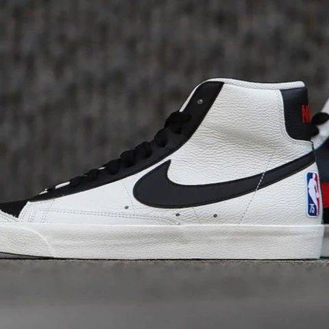 每日鞋讯 | NBA x Nike Blazer Mid「75th Anniversary」即将发售_黑色