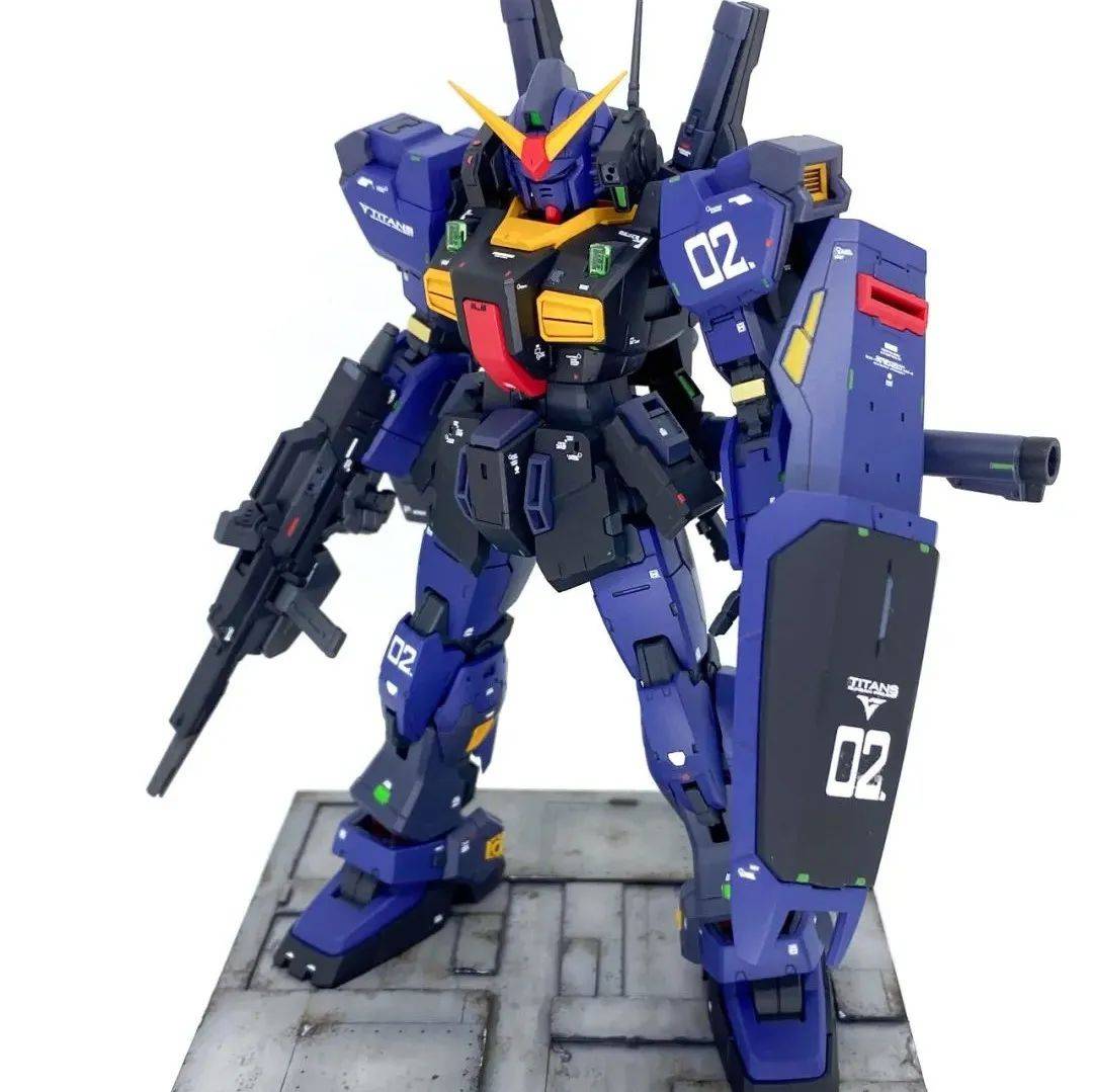 RG 高达MK2提坦斯配色，无改涂装直做_公众
