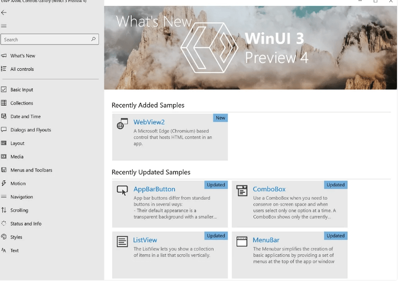 微软Windows App SDK 1.0 预览版 3 发布_项目