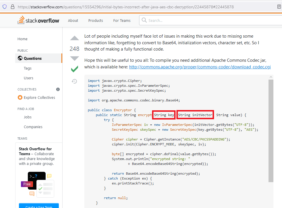 这些流行的 StackOverflow 加密代码片段，很可能会给你的项目带来灾难_问题