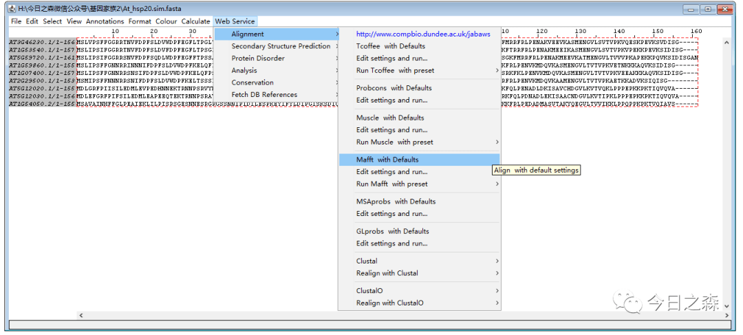 详解多序列比对软件Jalview的使用方法，美化-编辑-自定义设计_进行