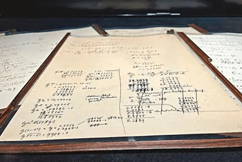 这几张“草稿纸”，拍出了8300多万！上面写了什么_爱因斯坦_手稿_米歇尔·贝索