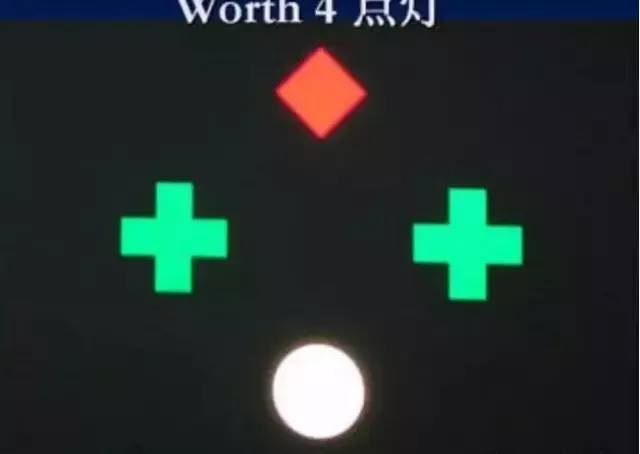 视功能测量之：Worth 4孔灯_测试_图形_双眼