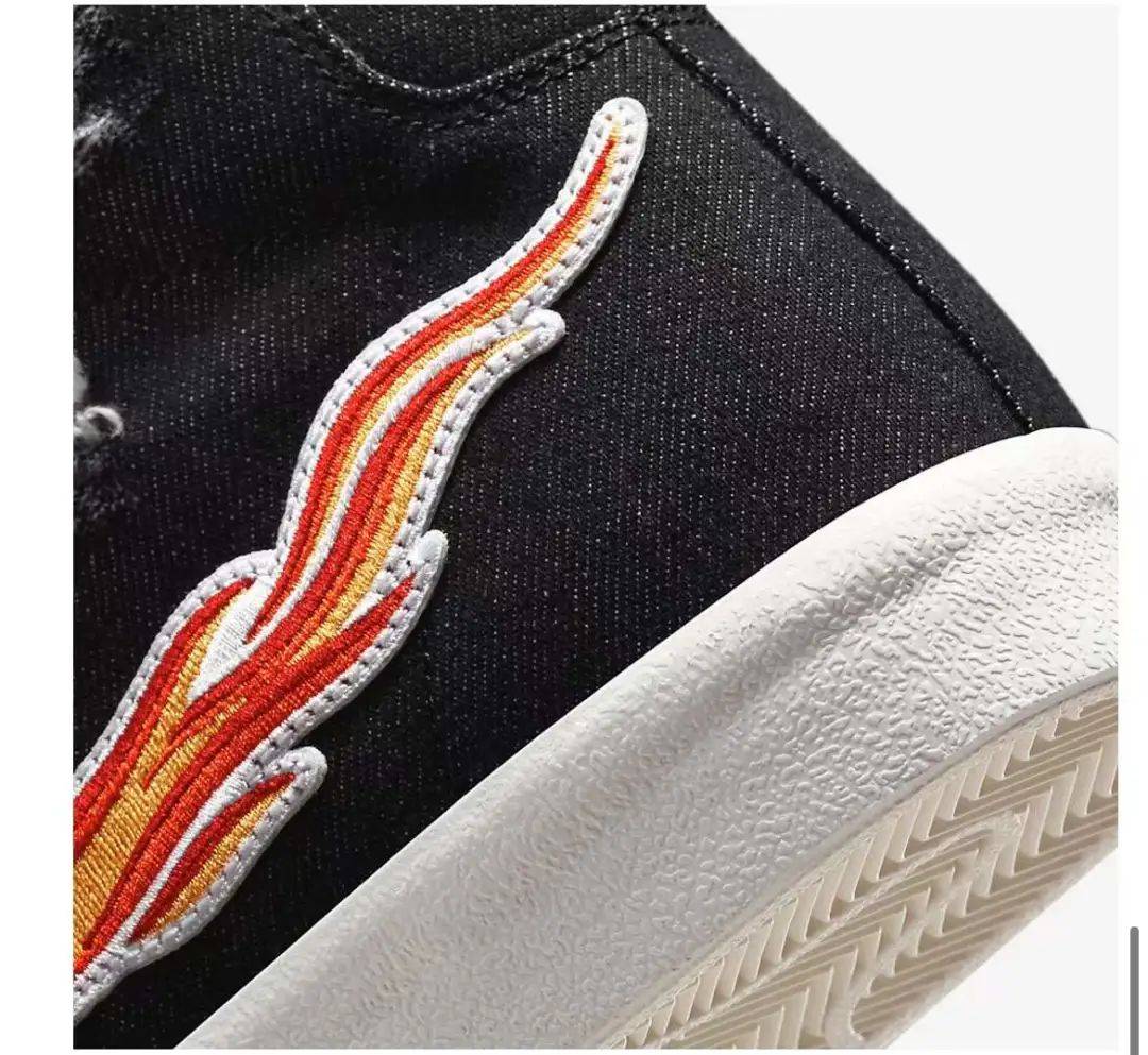 NIKE SB推出“火焰”Swoosh设计，新款Blazer首次公布！_Nike_钩子_帆布