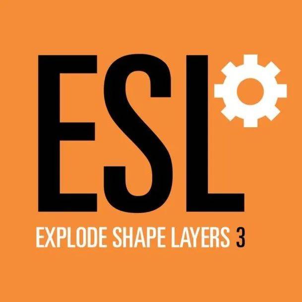 实用AE脚本中文汉化版-形状图层分离合并管理器脚本AEscrips Explode Shape Layers v3.5.2_to_Win_Effects
