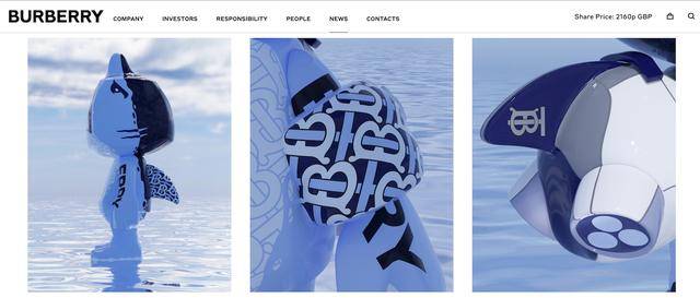 鲨鱼做主角！Burberry 正式发布首个 NFT 虚拟玩偶_搜狐网