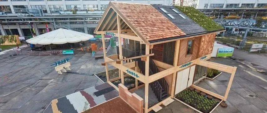 这栋零碳建筑厉害——由 100 种不同植物基材料建造的房屋！_制成的_房子_设计