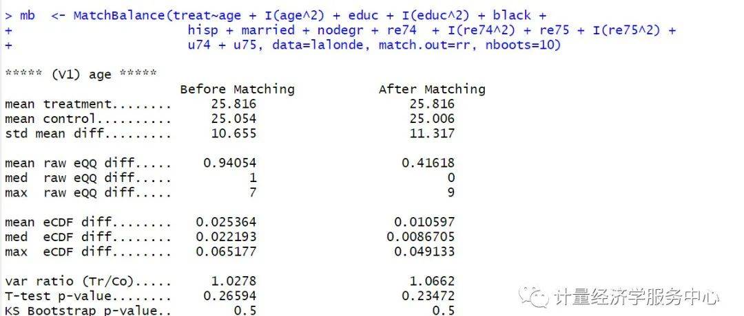 倾向匹配得分R操作与应用（Matching/MatchIt函数介绍）_Min_数据_rdQu