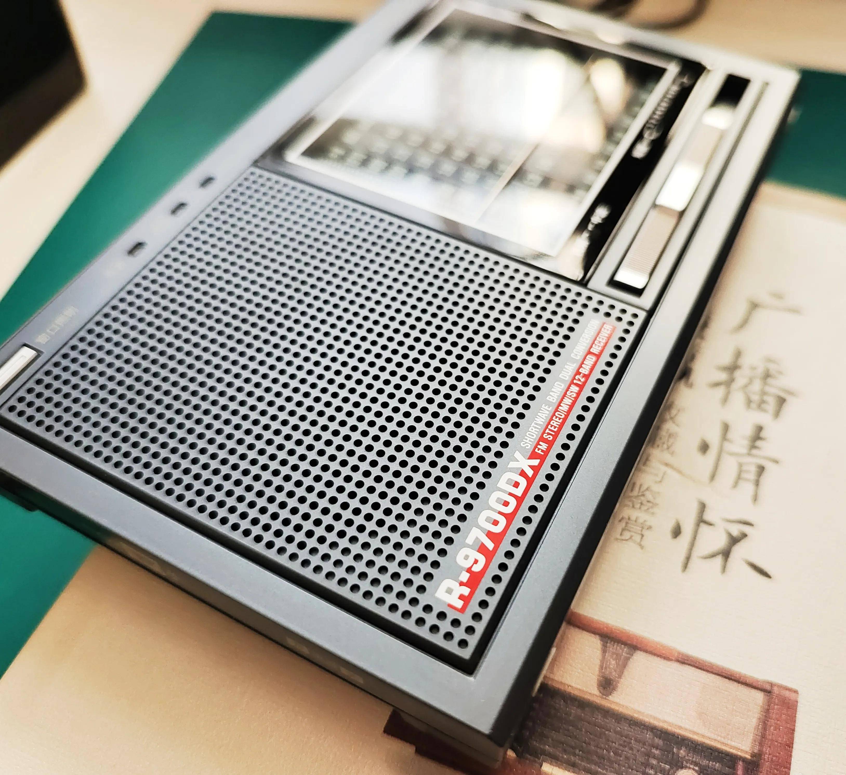 指针模拟接收机的国产力作！德生R-9700DX短波二次变频收音机_机器_包装_刻度盘