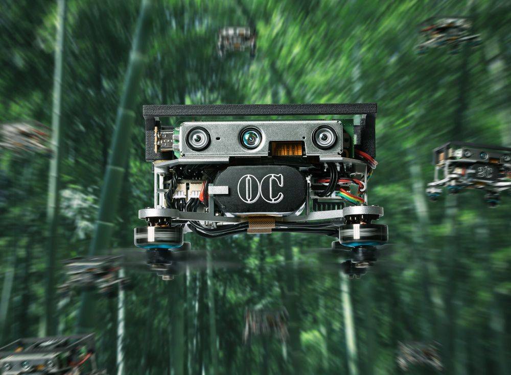 我国科学家实现机器人自主编队成群飞行_控制_高飞_障碍物