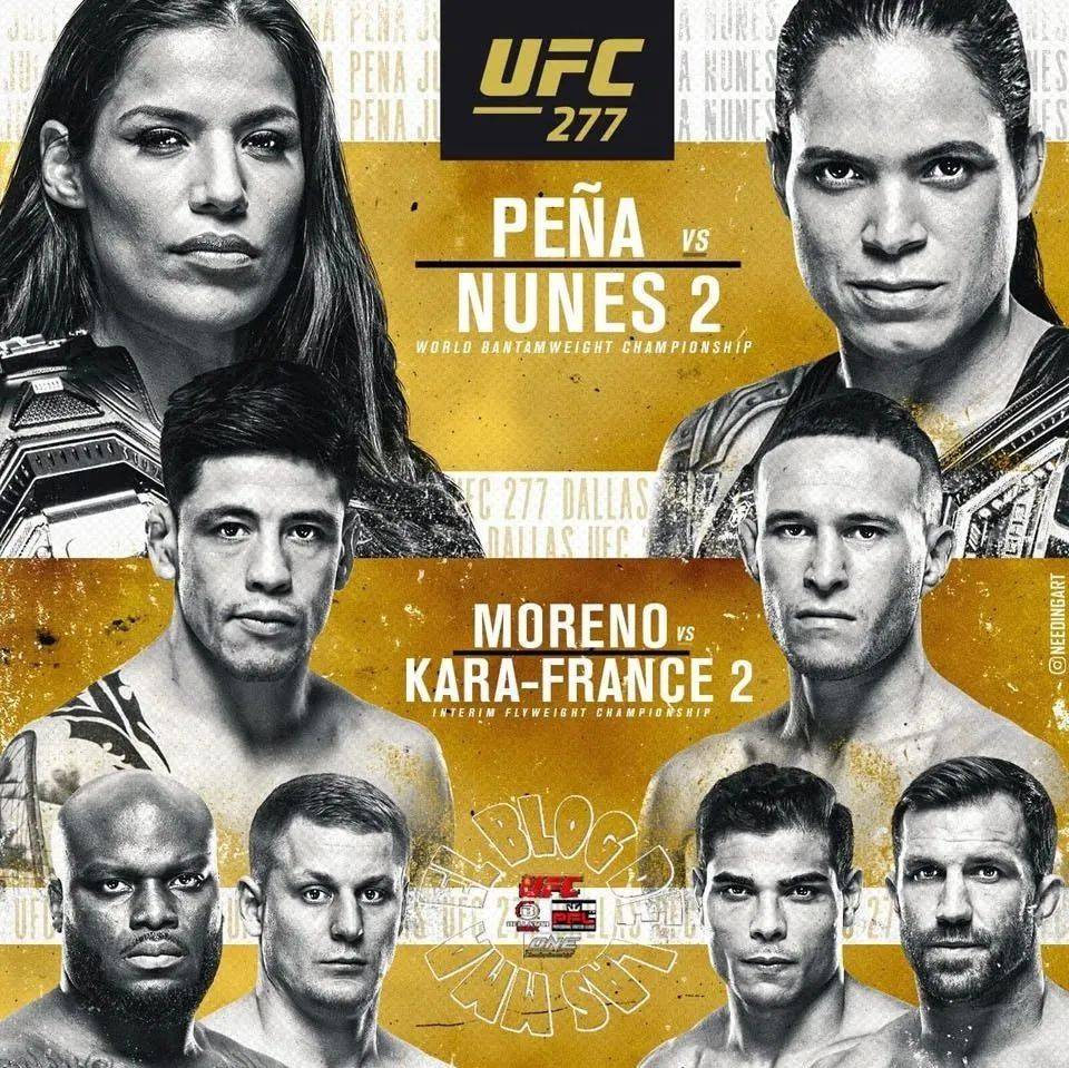 UFC277史密斯大战安卡拉耶夫 黑色野兽回归_刘易斯_终结_战绩