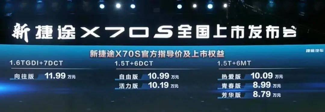包牌不足10万起，7座SUV新款捷途X70S正式上市！_搜狐汽车_搜狐网