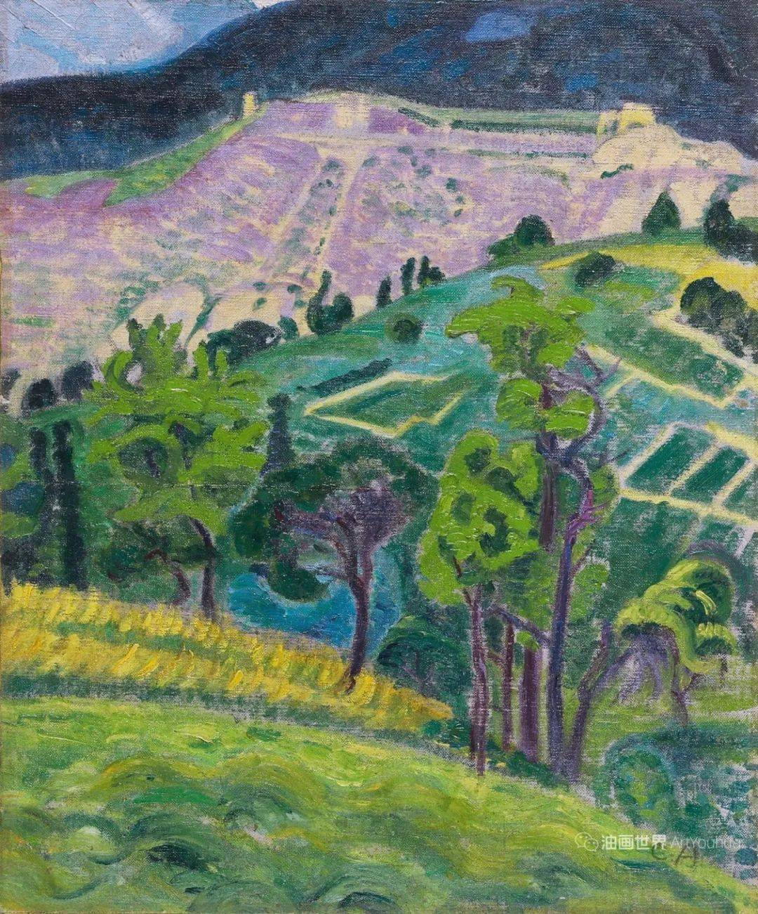 色彩大师库诺·阿米埃特_Amiet_瑞士_作品