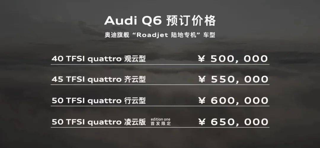 比宝马X5L便宜！上汽奥迪Q6预售50万元起_搜狐汽车_搜狐网