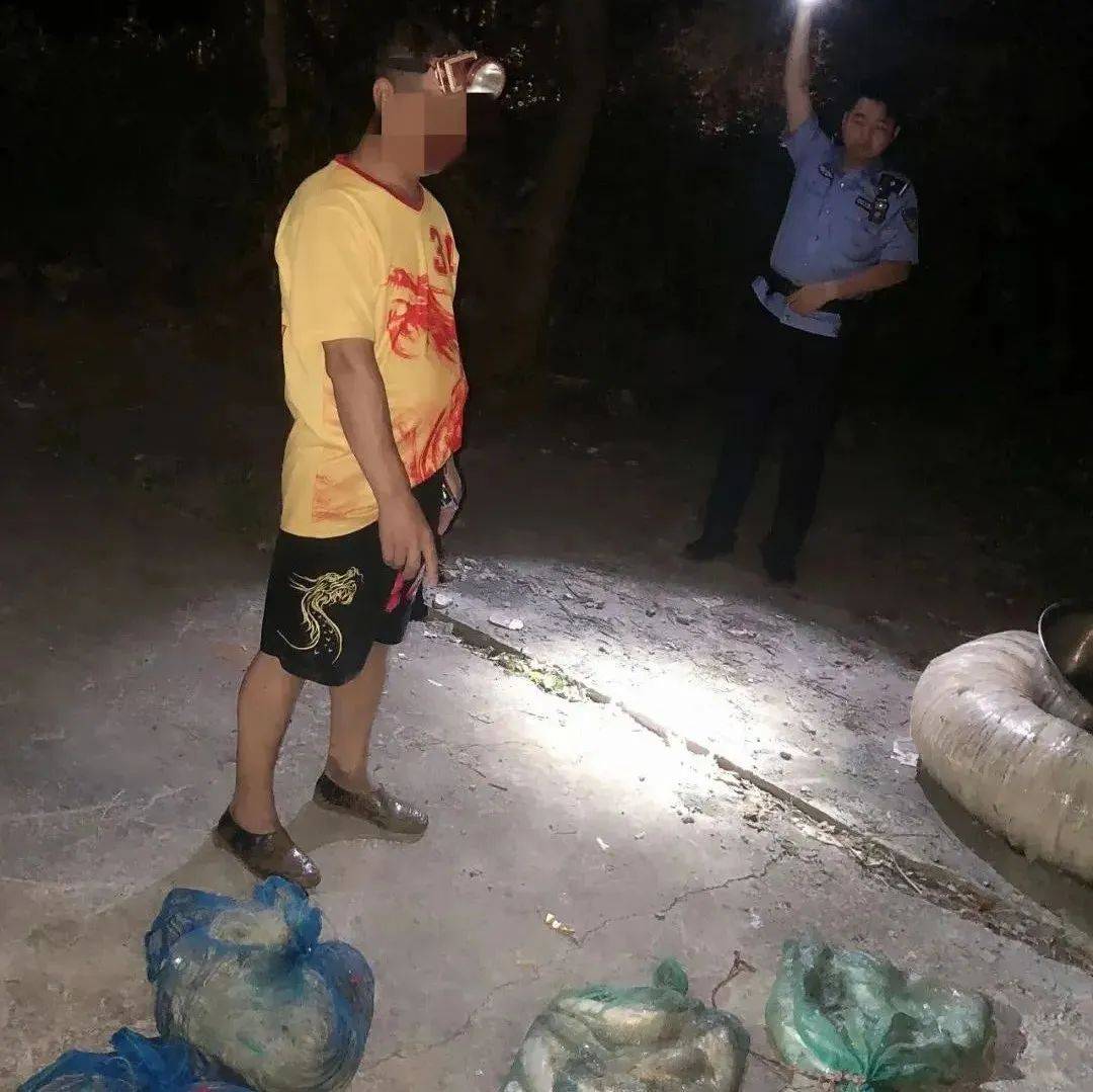 凌晨,刘某、龙某等3人在永州干这事,当场挨抓!捕捞非法零陵