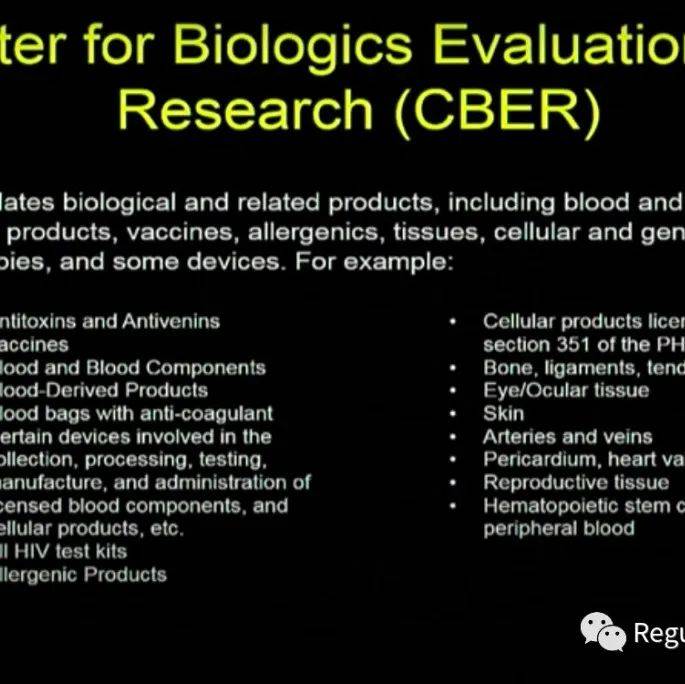 Drug RA | Center for Biologics Evaluation and Research (CBER)_产品_监管_细胞