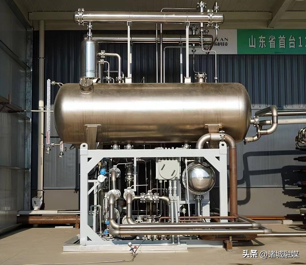 山东省首台！1200Nm³/h 碱式电解水制氢装备在诸城下线_奥扬_发展_战略