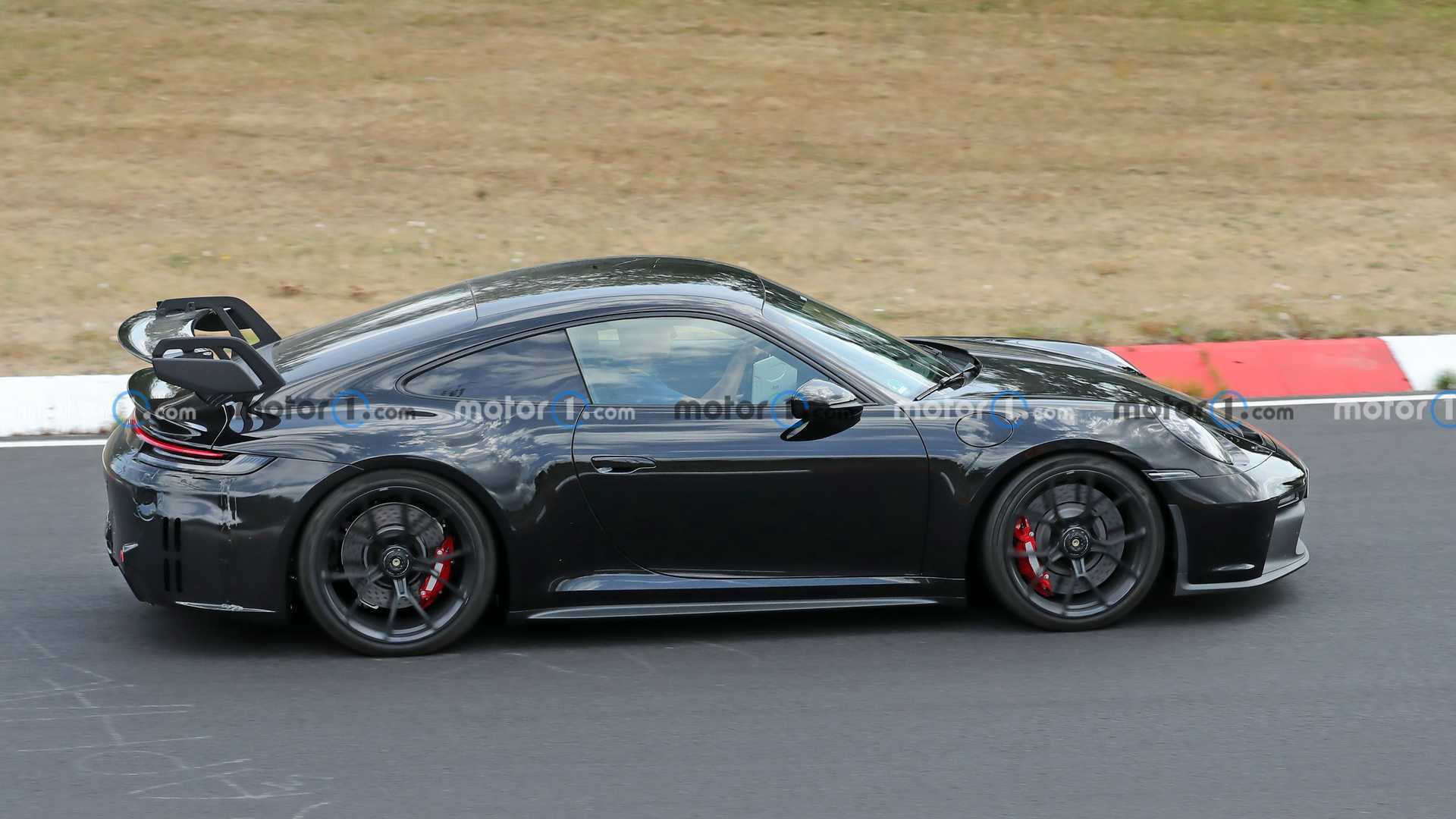 沿用现款动力总成 保时捷新款911 GT3原型车测试谍照曝光_搜狐汽车_搜狐网
