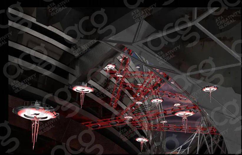 作品集|UCL、AA优秀作品集，赛博朋克风格叙事性作品《城墙城市》_建筑_Tschumi_空间