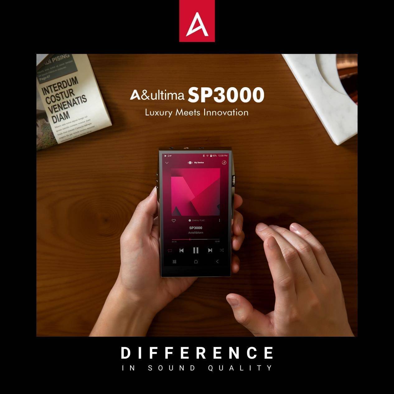 王者旗舰终登场！A&ultima SP3000闪耀而至！_播放器_系统_音频