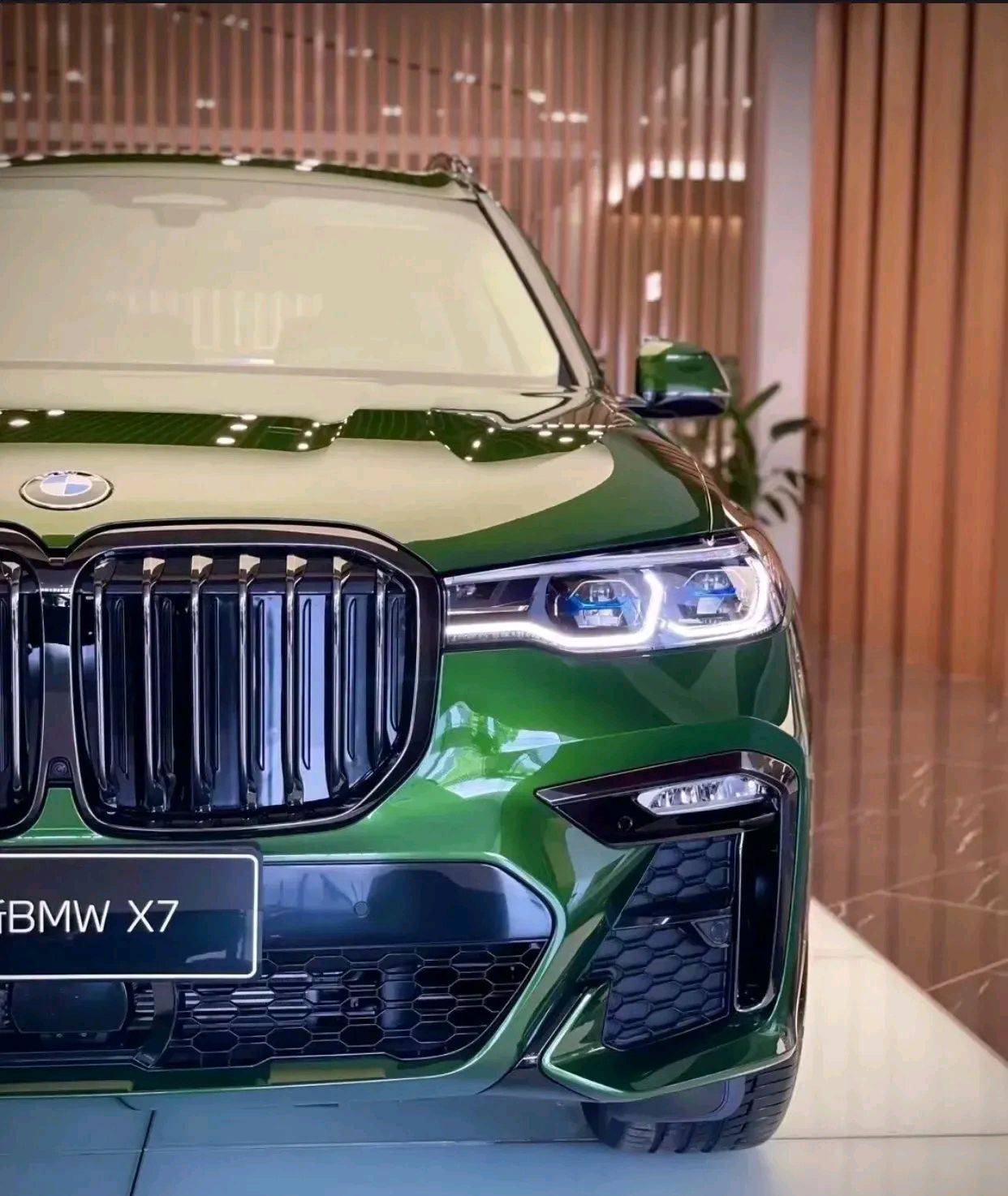 精致感飙升！孔雀绿漆面+4.4T混动引擎，首批新宝马X7实车曝光_搜狐汽车_搜狐网